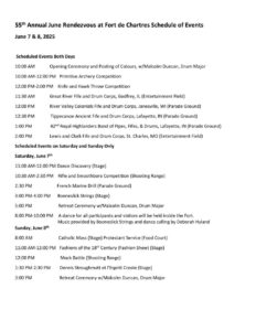 6-7 to 6-8-2025 Fort de Chartres Rendezvous - Gemmer Muzzle Loading Gun ...